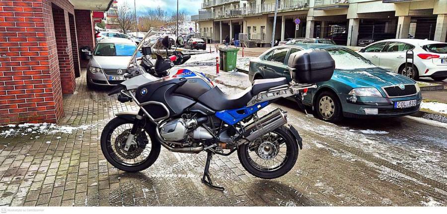 Белый БМВ R 1200GS 2006 в Вильнюс, объемом двигателя 1.20 л и пробегом 109 тыс. км за 5500 €, фото 1 на AUTOMOTO.COM.LV