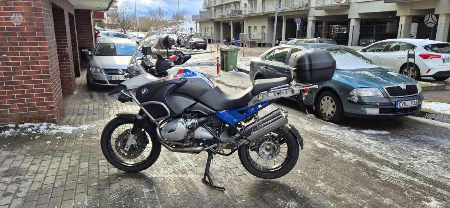 Balts BMW R 1200GS 2006 Viļņa, ar dzinēja tilpumu 1.20 L un nobraukumu 109 tūkst. km par 5500 €, foto 1 vietnē AUTOMOTO.COM.LV