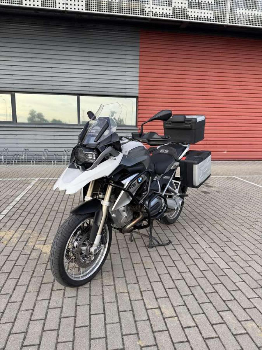 Белый БМВ R 1200GS 2014 в Клайпеда, объемом двигателя 1.20 л и пробегом 78 тыс. км за 8300 €, фото 1 на AUTOMOTO.COM.LV