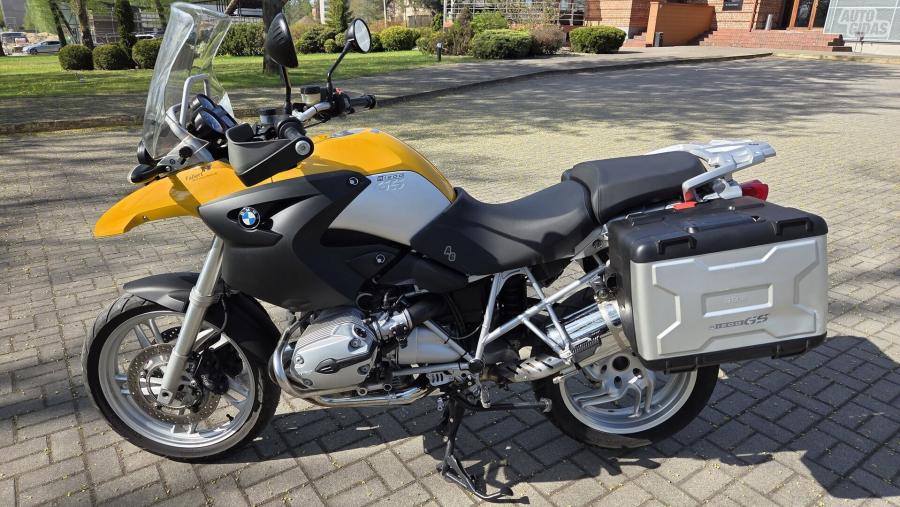 Yellow BMW R 1200GS 2006 in Marijampole, with an engine capacity of 1.20 L and mileage of 44 thousand km for 6200 €, photo 8 on AUTOMOTO.COM.LV