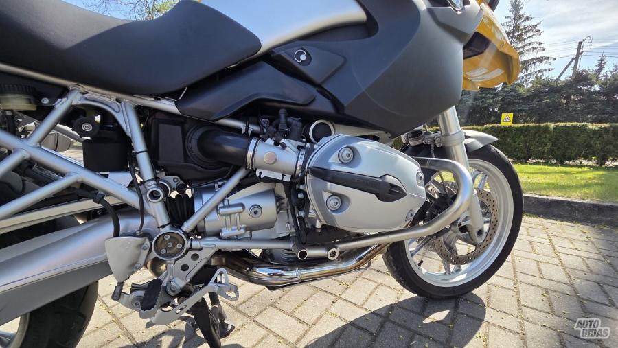Yellow BMW R 1200GS 2006 in Marijampole, with an engine capacity of 1.20 L and mileage of 44 thousand km for 6200 €, photo 20 on AUTOMOTO.COM.LV