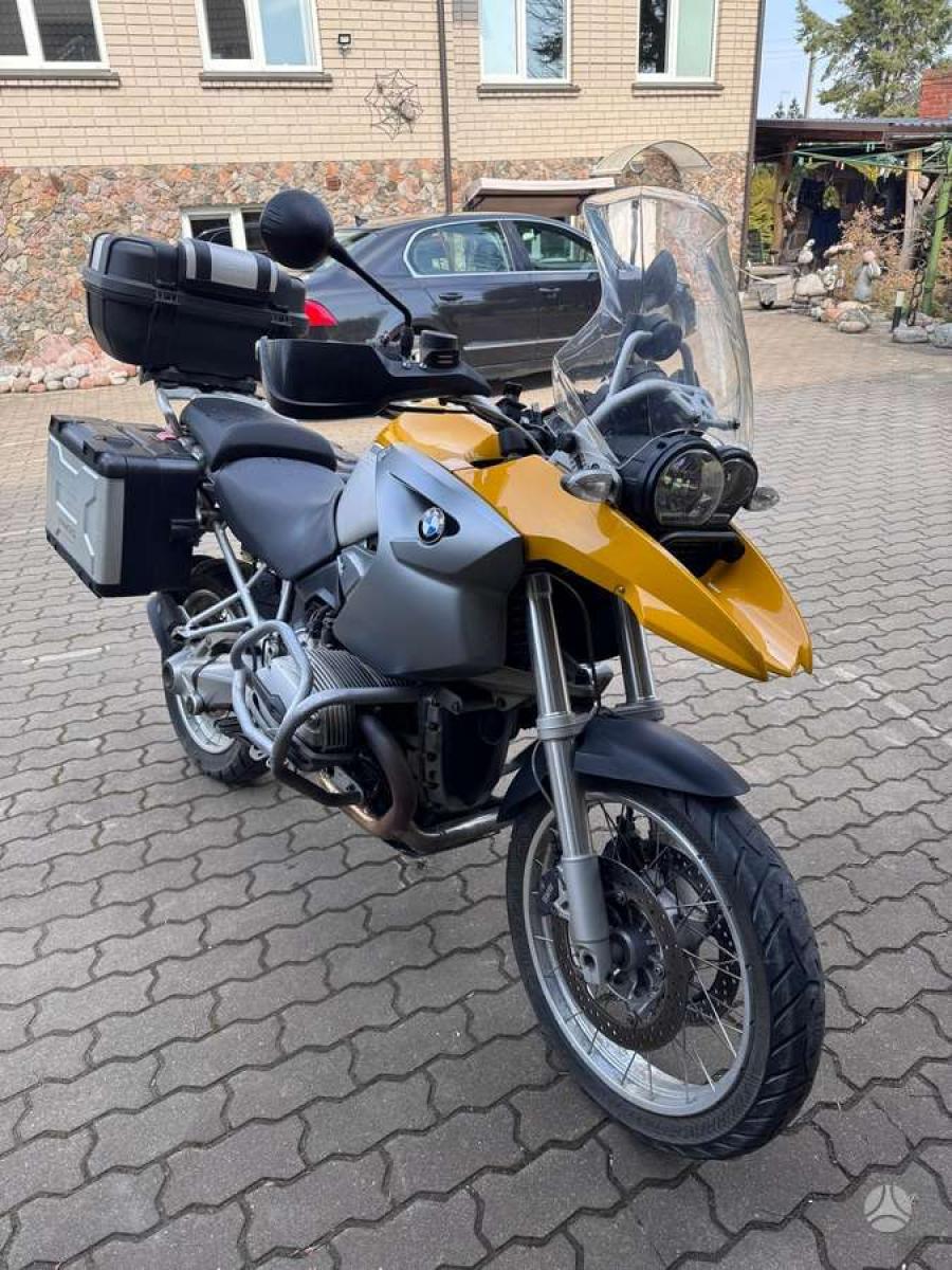 Желтый БМВ R 1200GS 2006 в Вилкавишкис, объемом двигателя 1.20 л и пробегом 77 тыс. км за 3800 €, фото 8 на AUTOMOTO.COM.LV