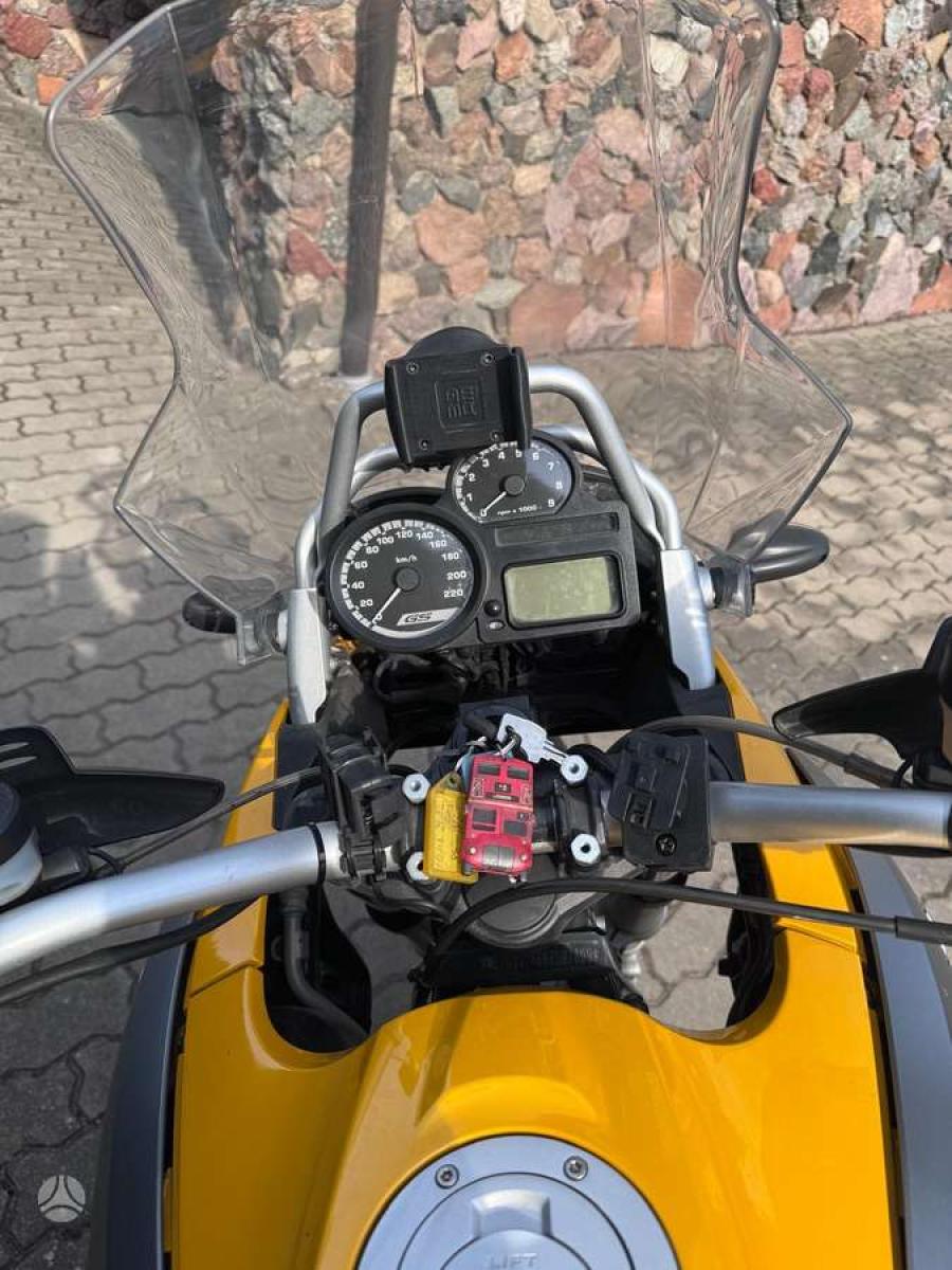 Желтый БМВ R 1200GS 2006 в Вилкавишкис, объемом двигателя 1.20 л и пробегом 77 тыс. км за 3800 €, фото 14 на AUTOMOTO.COM.LV