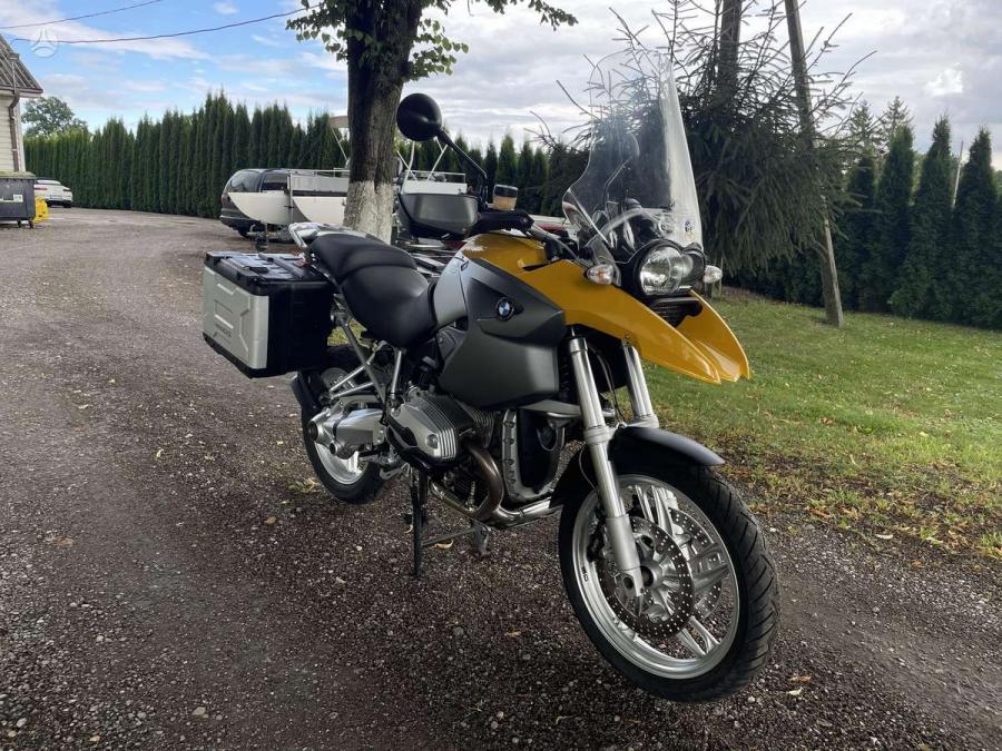 Желтый БМВ R 1200GS 2006 в Куршенай, объемом двигателя 1.20 л и пробегом 80 тыс. км за 3800 €, фото 1 на AUTOMOTO.COM.LV