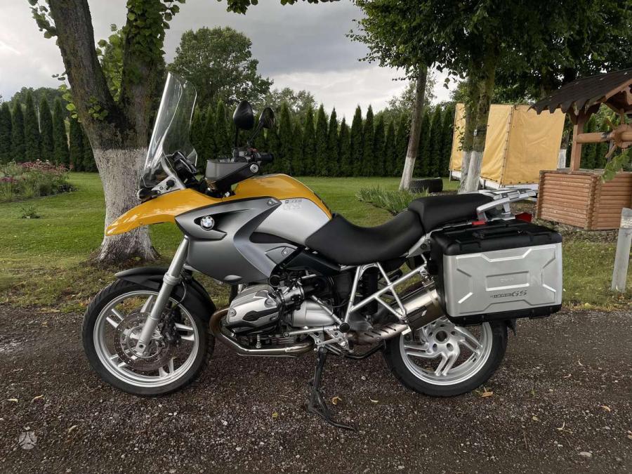 Dzeltens BMW R 1200GS 2006 Kuršėnai, ar dzinēja tilpumu 1.20 L un nobraukumu 80 tūkst. km par 3500 €, foto 9 vietnē AUTOMOTO.COM.LV