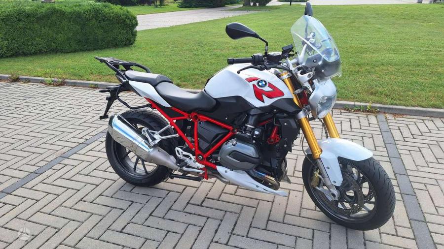 Balts BMW R 1200R 2015 Kauņa, ar dzinēja tilpumu 1.20 L un nobraukumu 26 tūkst. km par 6200 €, foto 5 vietnē AUTOMOTO.COM.LV