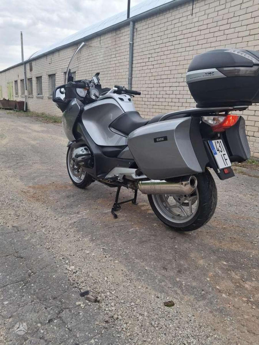 Grey BMW R 1200RT 2005 in Birzai, with an engine capacity of 1.20 L and mileage of 95 thousand km for 3600 €, photo 6 on AUTOMOTO.COM.LV