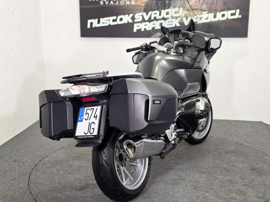 Grey BMW R 1200RT 2014 in Panevezys, with an engine capacity of 1.20 L and mileage of 85 thousand km for 7790 €, photo 15 on AUTOMOTO.COM.LV