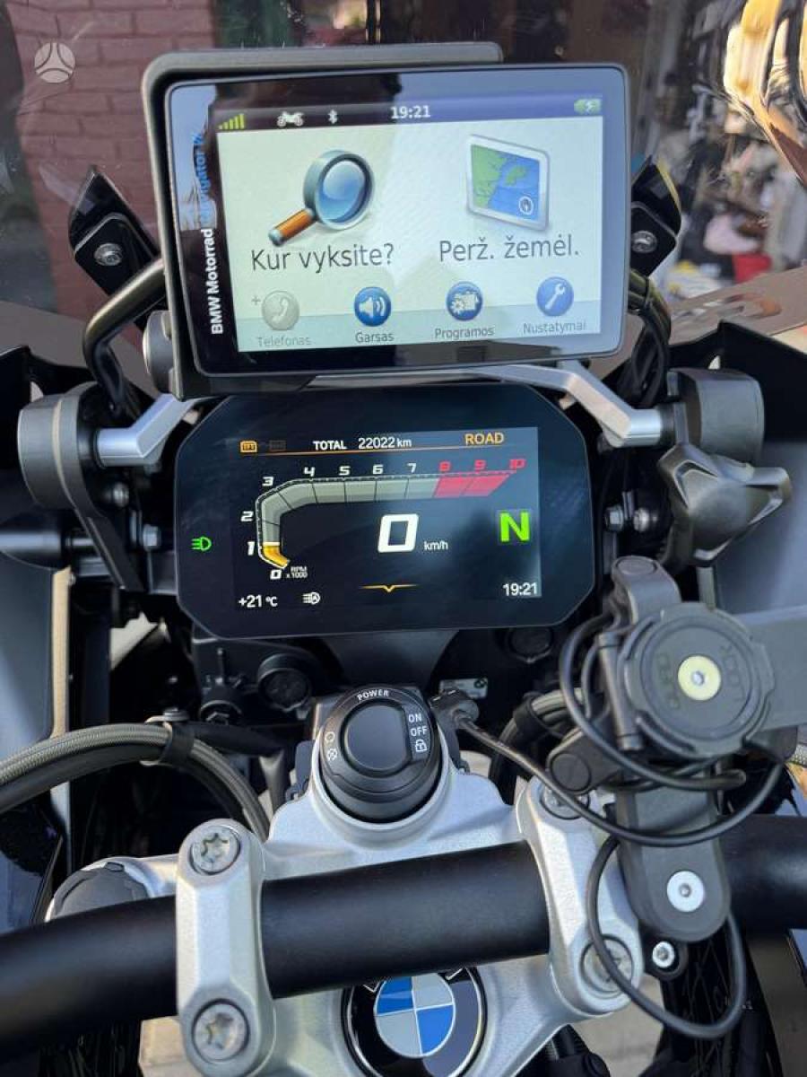 Черный БМВ R 1250GS 2021 в Каунас, объемом двигателя 0.00 л и пробегом 22 тыс. км за 15500 €, фото 6 на AUTOMOTO.COM.LV