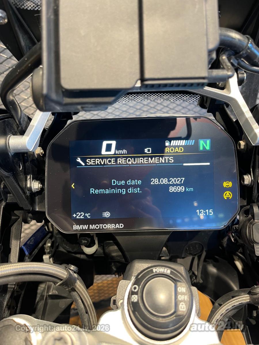 Blue BMW R 1250GS 2021 in Tallinn, with an engine capacity of 1.25 L and mileage of 34 thousand km for 15900 €, photo 16 on AUTOMOTO.COM.LV
