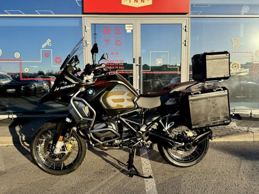 Brown BMW R 1250GS 2019 in Vilnius, with an engine capacity of 1.25 L and mileage of 55 thousand km for 13799 €, photo 9 on AUTOMOTO.COM.LV