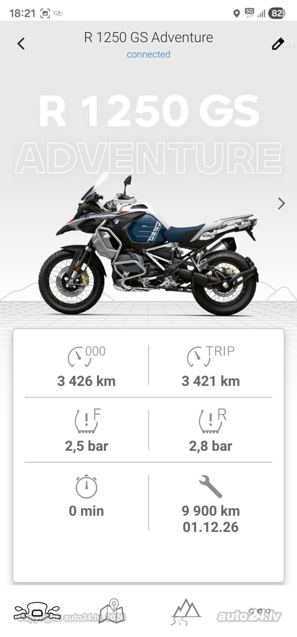 Белый БМВ R 1250GS 2023 в Таллин, объемом двигателя 1.25 л и пробегом 3 тыс. км за 20000 €, фото 10 на AUTOMOTO.COM.LV