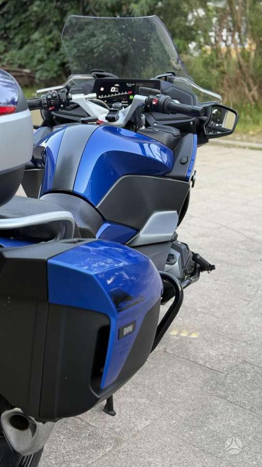 Синий БМВ R 1250RT 2021 в Паланга, объемом двигателя 1.25 л и пробегом 14 тыс. км за 19800 €, фото 7 на AUTOMOTO.COM.LV