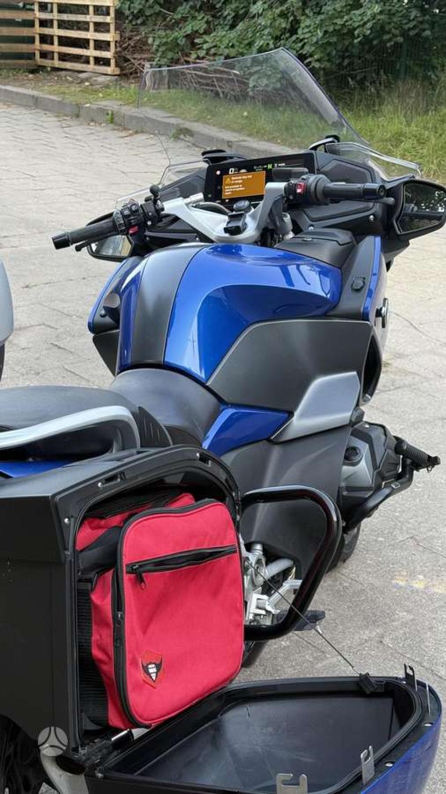 Синий БМВ R 1250RT 2021 в Паланга, объемом двигателя 1.25 л и пробегом 14 тыс. км за 19800 €, фото 15 на AUTOMOTO.COM.LV