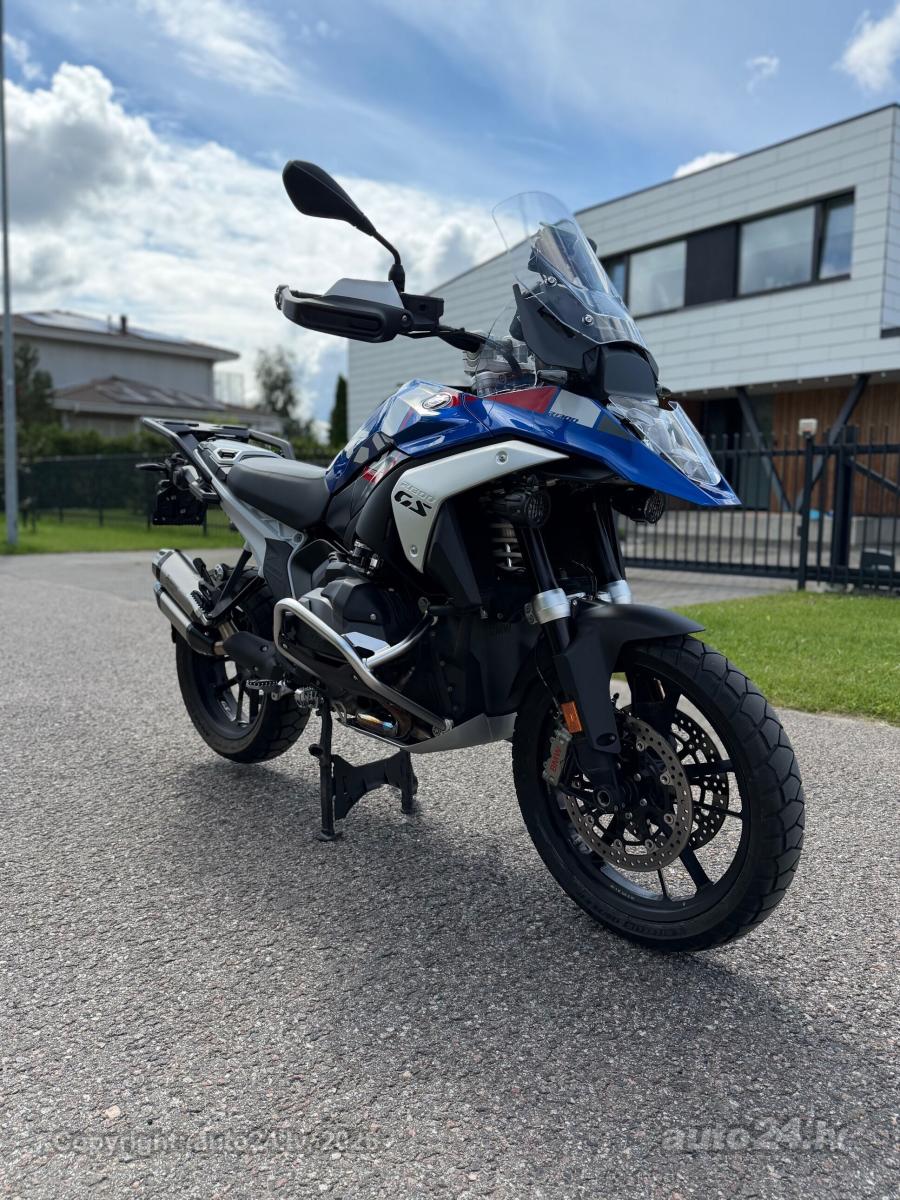 Black BMW R 1300GS 2024 in Tallinn, with an engine capacity of 1.30 L and mileage of 10 thousand km for 21000 €, photo 3 on AUTOMOTO.COM.LV