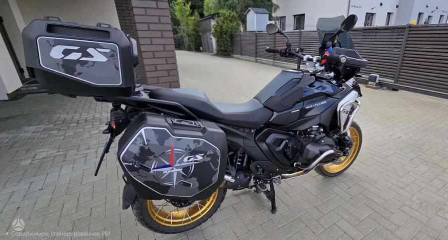 Черный БМВ R 1300GS 2025 в Вильнюс, объемом двигателя 1.30 л и пробегом 12 тыс. км за 23000 €, фото 4 на AUTOMOTO.COM.LV
