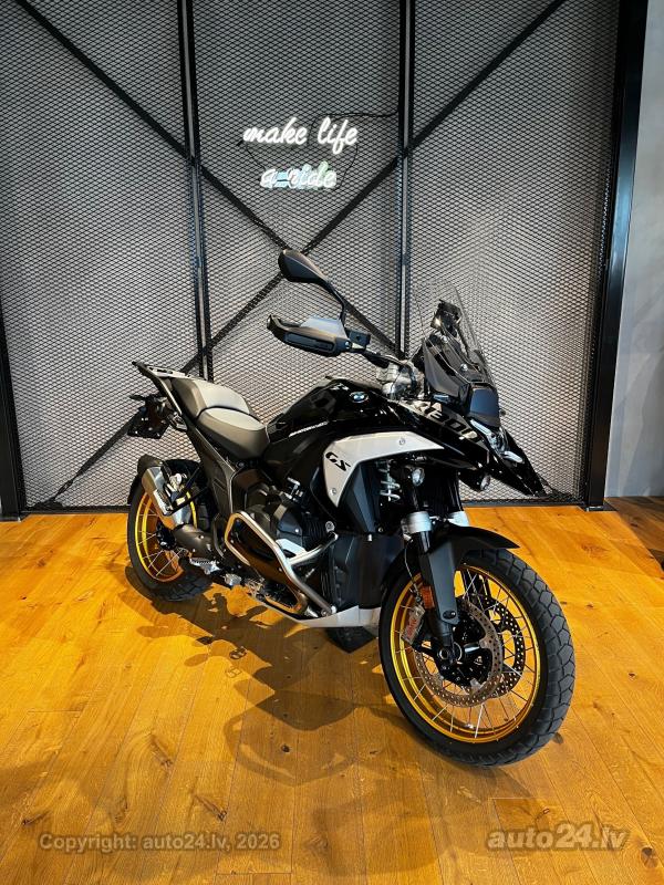 Black BMW R 1300GS 2026 in Tallinn, with an engine capacity of 1.30 L and mileage of 5 thousand km for 22700 €, photo 1 on AUTOMOTO.COM.LV