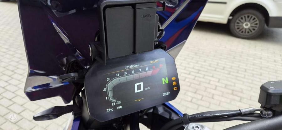 Blue BMW R 1300GS 2024 in Vilnius, with an engine capacity of 1.30 L and mileage of 4 thousand km for 16500 €, photo 10 on AUTOMOTO.COM.LV