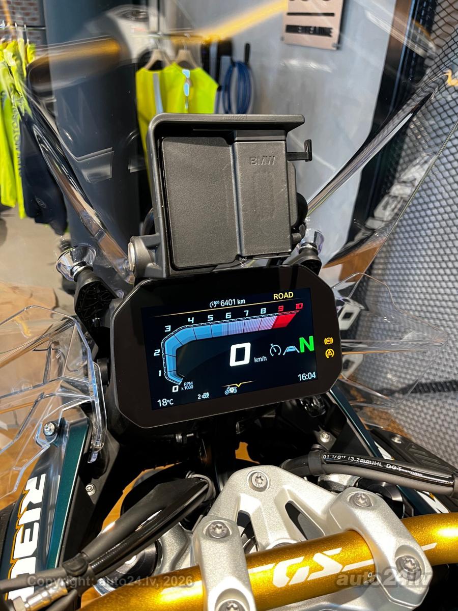 Green BMW R 1300GS 2026 in Tallinn, with an engine capacity of 1.30 L and mileage of 7 thousand km for 23900 €, photo 12 on AUTOMOTO.COM.LV