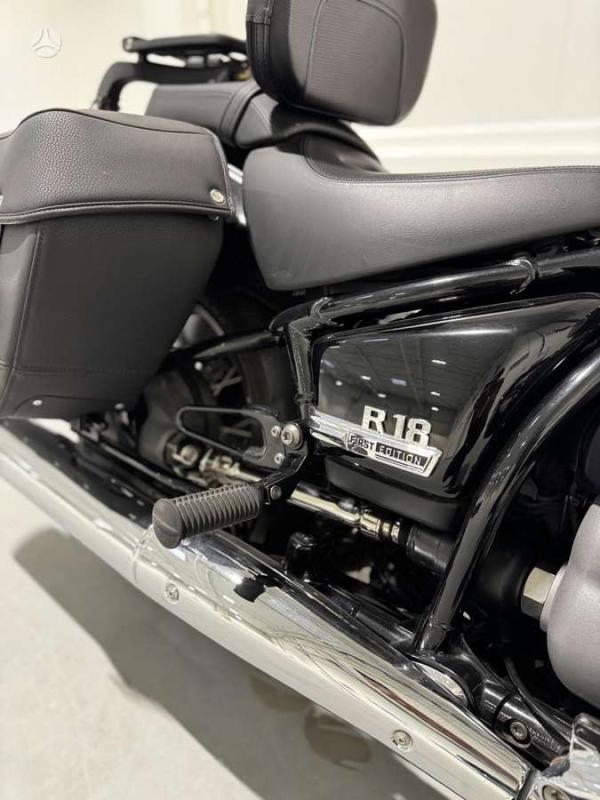 Black BMW R 18 2020 in Vilnius, with an engine capacity of 1.80 L and mileage of 20 thousand km for 12500 €, photo 10 on AUTOMOTO.COM.LV
