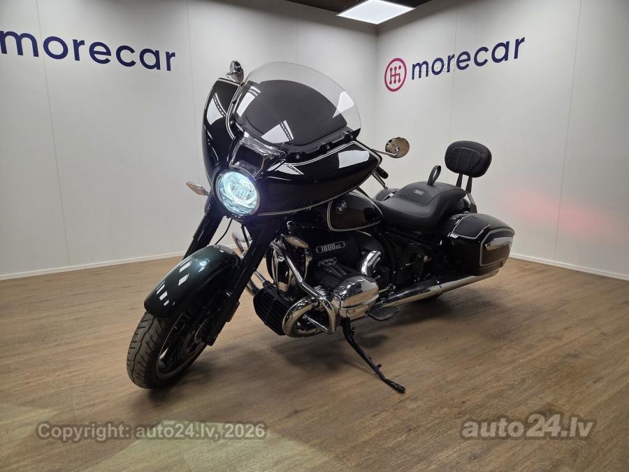 Black BMW R 18 2023 in Tallinn, with an engine capacity of 1.80 L and mileage of 3 thousand km for 21990 €, photo 1 on AUTOMOTO.COM.LV