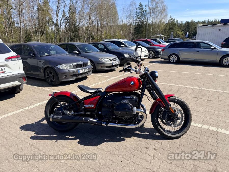 Red BMW R 18 2023 in Vilnius, with an engine capacity of 0.00 L and mileage of 4 thousand km for 10999 €, photo 1 on AUTOMOTO.COM.LV