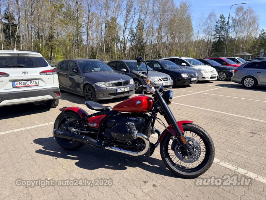 Red BMW R 18 2023 in Vilnius, with an engine capacity of 0.00 L and mileage of 4 thousand km for 10999 €, photo 3 on AUTOMOTO.COM.LV