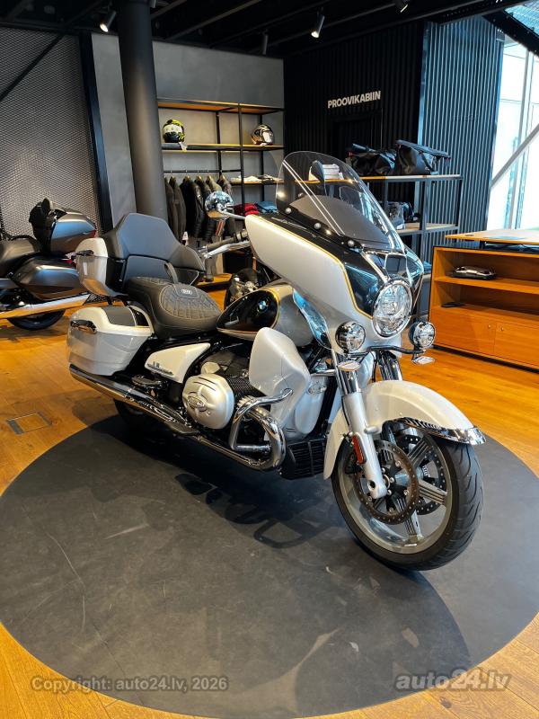 White BMW R 18 2024 in Tallinn, with an engine capacity of 1.80 L and mileage of 1 thousand km for 23990 €, photo 1 on AUTOMOTO.COM.LV