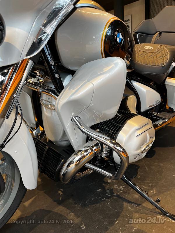 White BMW R 18 2024 in Tallinn, with an engine capacity of 1.80 L and mileage of 1 thousand km for 23990 €, photo 9 on AUTOMOTO.COM.LV
