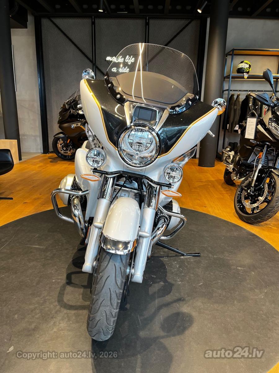 White BMW R 18 2024 in Tallinn, with an engine capacity of 1.80 L and mileage of 1 thousand km for 23990 €, photo 12 on AUTOMOTO.COM.LV