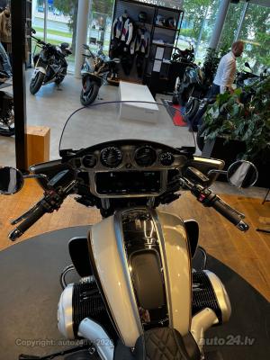 White BMW R 18 2024 in Tallinn, with an engine capacity of 1.80 L and mileage of 1 thousand km for 23990 €, photo 15 on AUTOMOTO.COM.LV