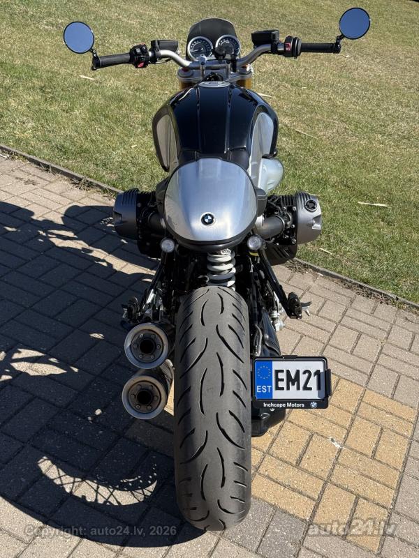 Black BMW R nineT 2020 in Tallinn, with an engine capacity of 1.17 L and mileage of 9 thousand km for 12900 €, photo 2 on AUTOMOTO.COM.LV