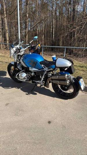 Синий БМВ R nineT 2022 в Вильнюс, объемом двигателя 1.20 л и пробегом 8 тыс. км за 9800 €, фото 3 на AUTOMOTO.COM.LV