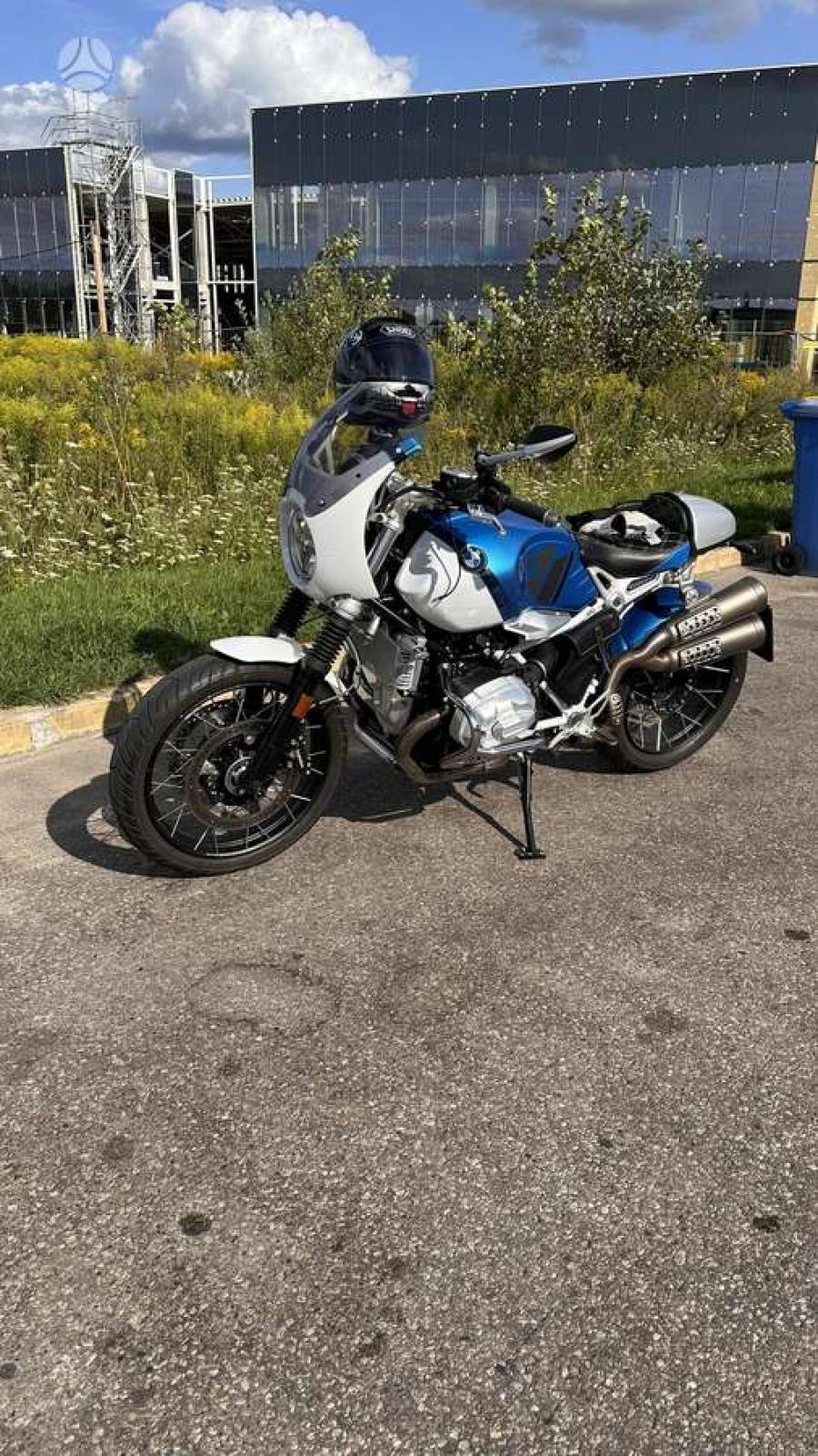 Синий БМВ R nineT 2022 в Вильнюс, объемом двигателя 1.20 л и пробегом 8 тыс. км за 9800 €, фото 4 на AUTOMOTO.COM.LV