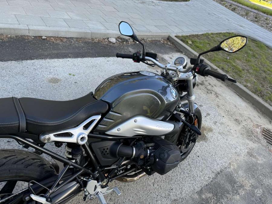 Pelēks BMW R nineT 2021 Viļņa, ar dzinēja tilpumu 1.20 L un nobraukumu 8 tūkst. km par 9300 €, foto 9 vietnē AUTOMOTO.COM.LV