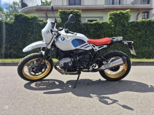 White BMW R nineT 2019 in Vilnius, with an engine capacity of 1.17 L and mileage of 7 thousand km for 9900 €, photo  on AUTOMOTO.COM.LV