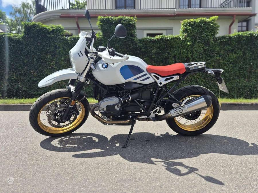 White BMW R nineT 2019 in Vilnius, with an engine capacity of 1.17 L and mileage of 7 thousand km for 9900 €, photo 1 on AUTOMOTO.COM.LV