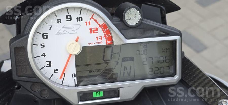 BMW S 1000R 2014 in Liepaja, with an engine capacity of 1.00 L and mileage of 0 thousand km for 8500 €, photo 7 on AUTOMOTO.COM.LV