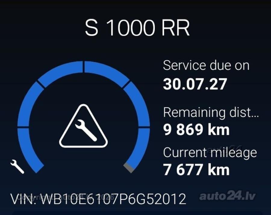 Black BMW S 1000RR 2023 in Tallinn, with an engine capacity of 1.00 L and mileage of 8 thousand km for 25000 €, photo 13 on AUTOMOTO.COM.LV