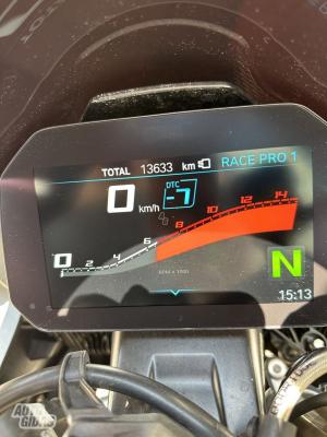 Grey BMW S 1000RR 2021 in Vilnius, with an engine capacity of 1.00 L and mileage of 13 thousand km for 16000 €, photo 5 on AUTOMOTO.COM.LV