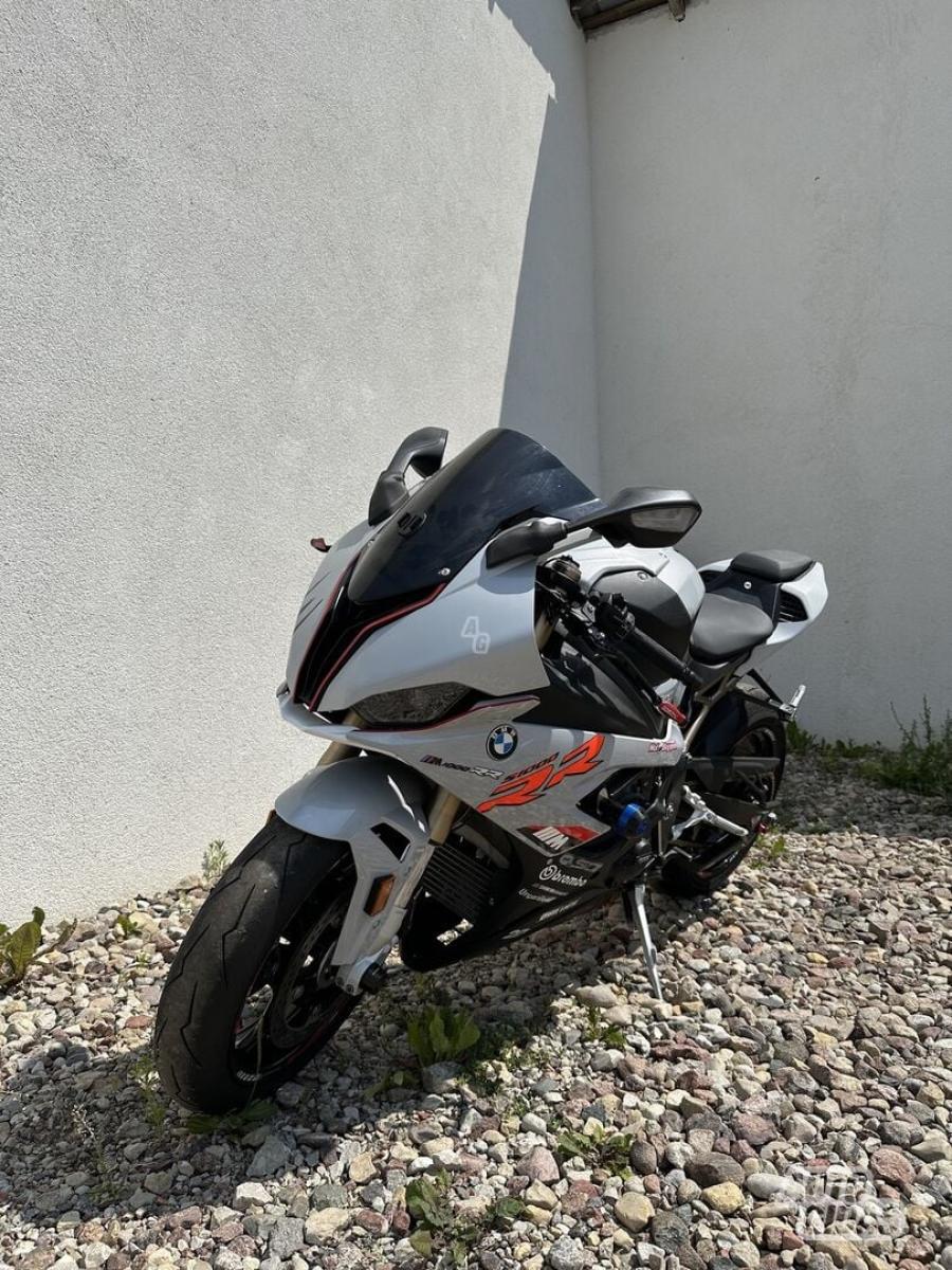 Grey BMW S 1000RR 2021 in Vilnius, with an engine capacity of 1.00 L and mileage of 13 thousand km for 16000 €, photo 7 on AUTOMOTO.COM.LV