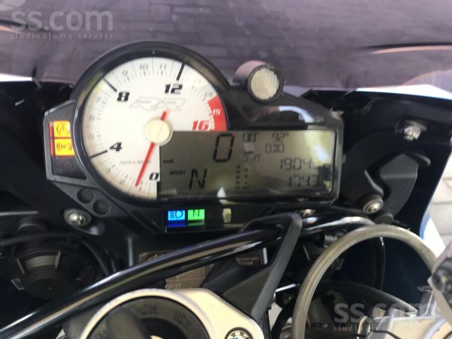 BMW S 1000RR 2016 Rīga, ar dzinēja tilpumu 1.00 L un nobraukumu 0 tūkst. km par 9800 €, foto 7 vietnē AUTOMOTO.COM.LV