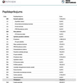 BMW S 1000RR 2024 in Riga, with an engine capacity of 1.00 L and mileage of 0 thousand km for 21500 €, photo 9 on AUTOMOTO.COM.LV