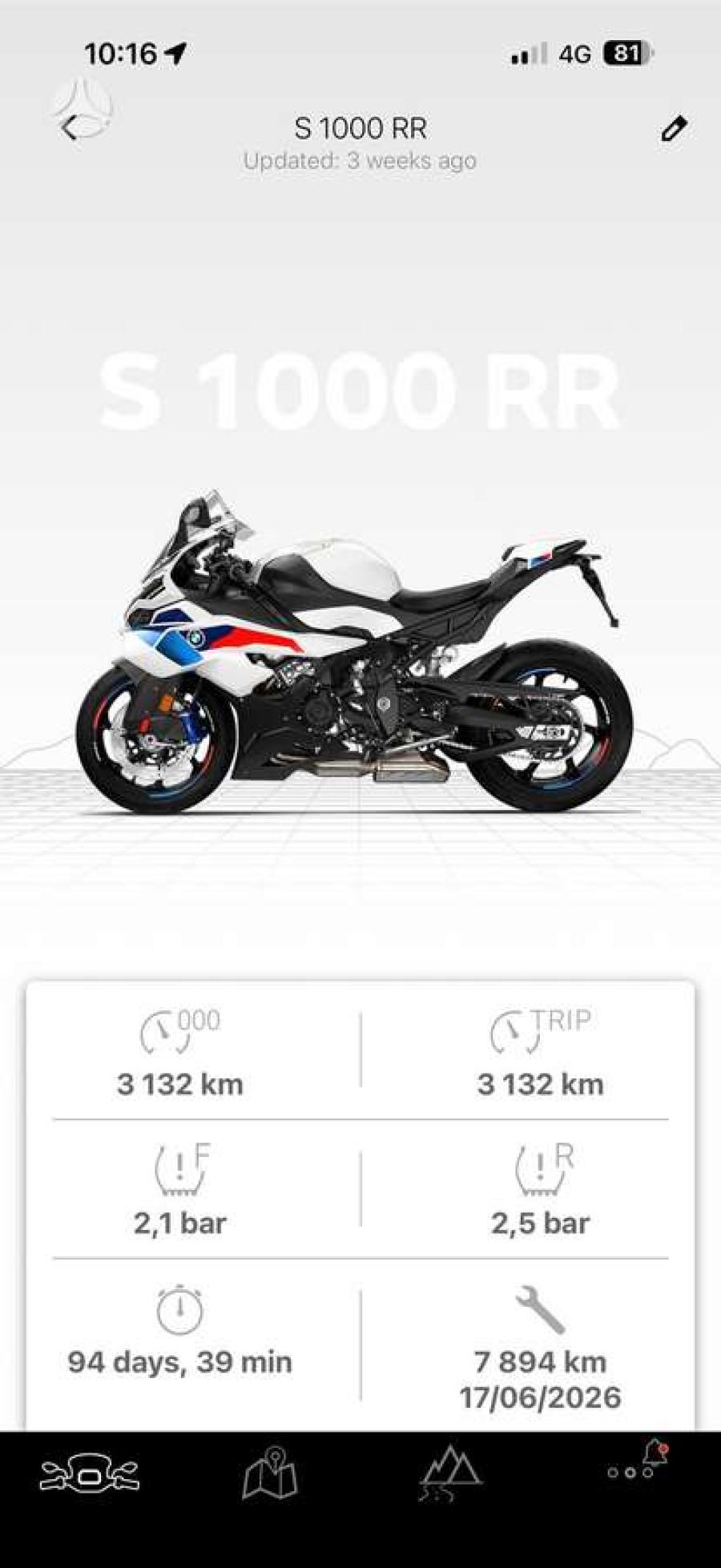 BMW S 1000RR 2025 Viļņa, ar dzinēja tilpumu 1.00 L un nobraukumu 3 tūkst. km par 23000 €, foto 4 vietnē AUTOMOTO.COM.LV
