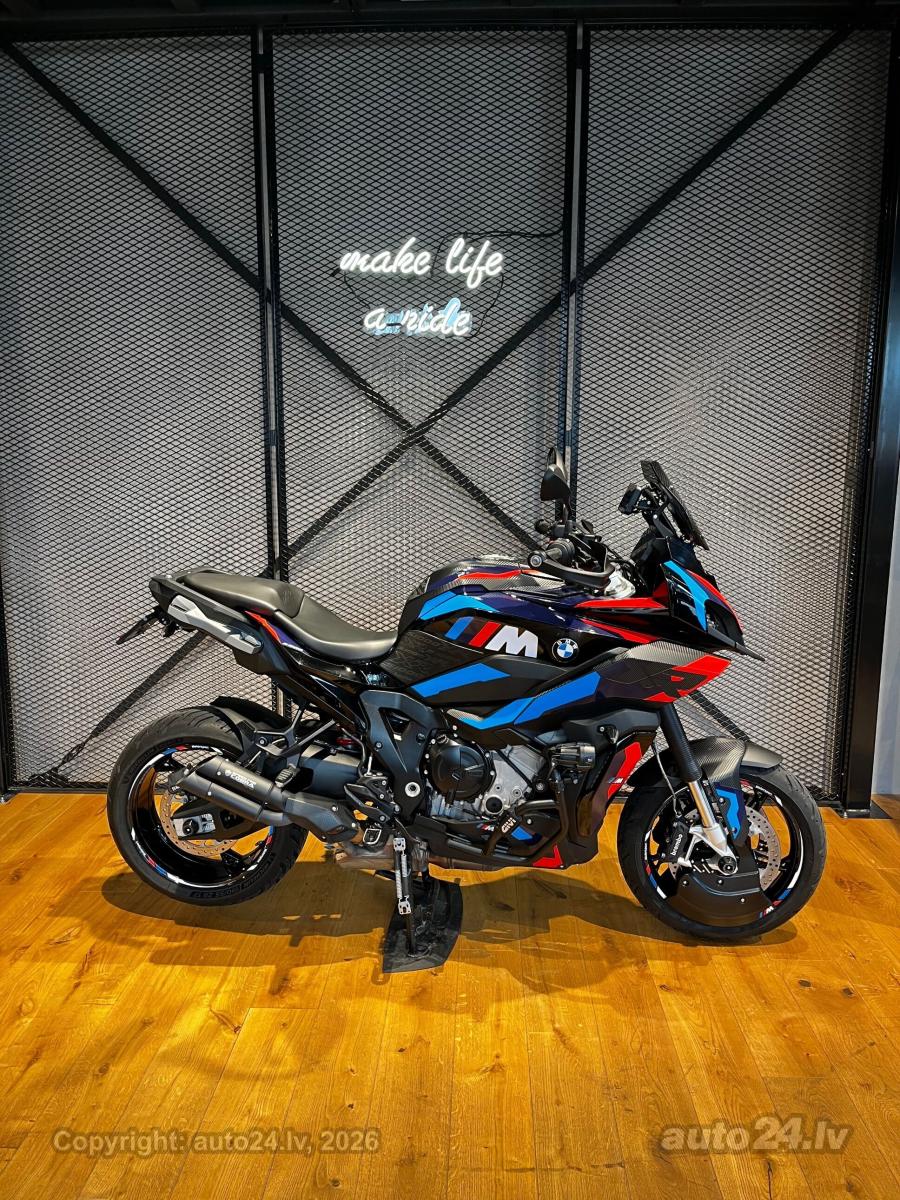 Black BMW S 1000XR 2023 in Tallinn, with an engine capacity of 1.00 L and mileage of 19 thousand km for 15900 €, photo 8 on AUTOMOTO.COM.LV