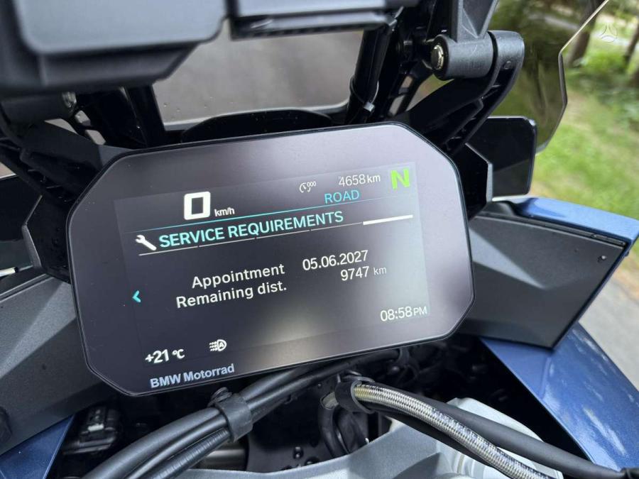 Синий БМВ S 1000XR 2025 в Клайпеда, объемом двигателя 1.00 л и пробегом 5 тыс. км за 15500 €, фото 20 на AUTOMOTO.COM.LV