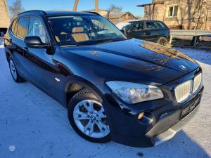 Black BMW X1 2010 in Raseiniai, with an engine capacity of 2.00 L and mileage of 179 thousand km for 6450 €, photo  on AUTOMOTO.COM.LV