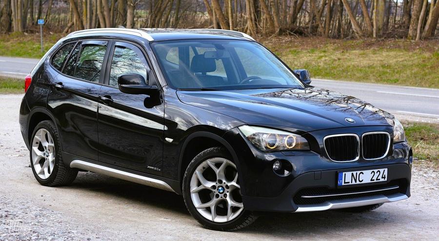 Black BMW X1 2010 in Petrikaiciai, with an engine capacity of 2.00 L and mileage of 278 thousand km for 6699 €, photo 3 on AUTOMOTO.COM.LV