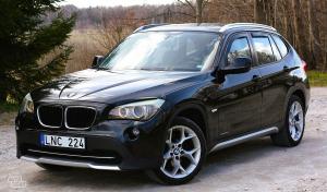Black BMW X1 2010 in Petrikaiciai, with an engine capacity of 2.00 L and mileage of 278 thousand km for 6699 €, photo 6 on AUTOMOTO.COM.LV