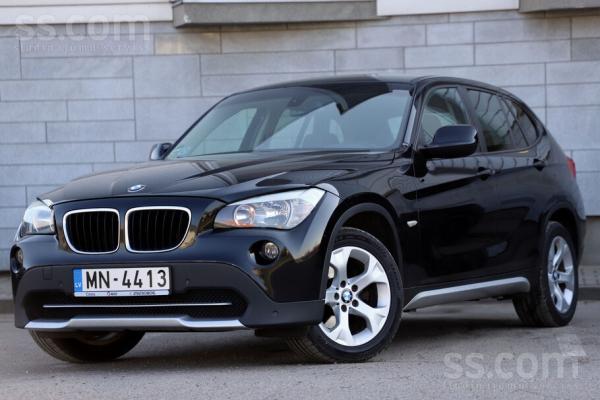 Black BMW X1 2010 in Tukums, with an engine capacity of 2.00 L and mileage of 365 thousand km for 5950 €, photo 2 on AUTOMOTO.COM.LV